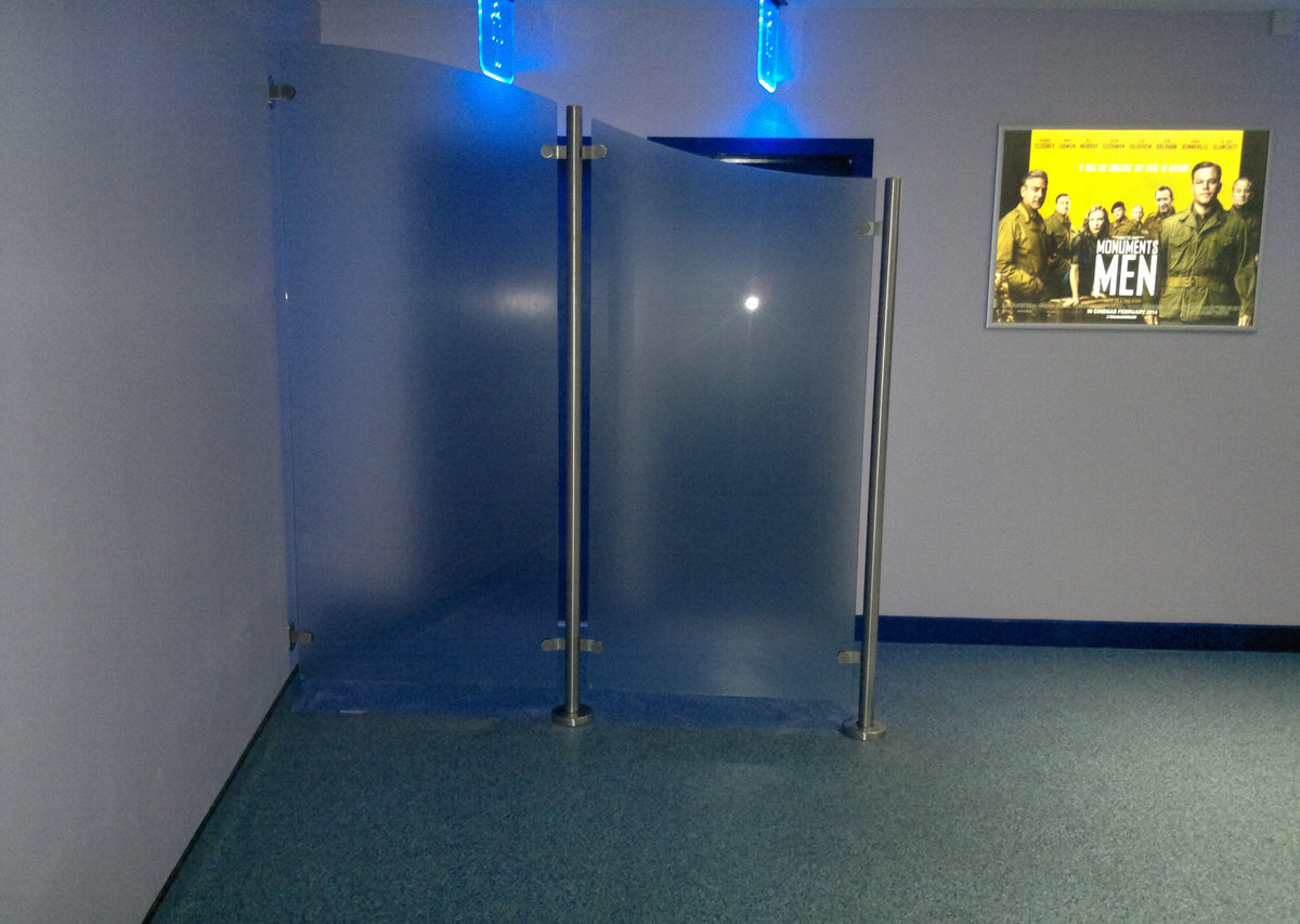 Wall Mounted Glass Screens - Screen Plus