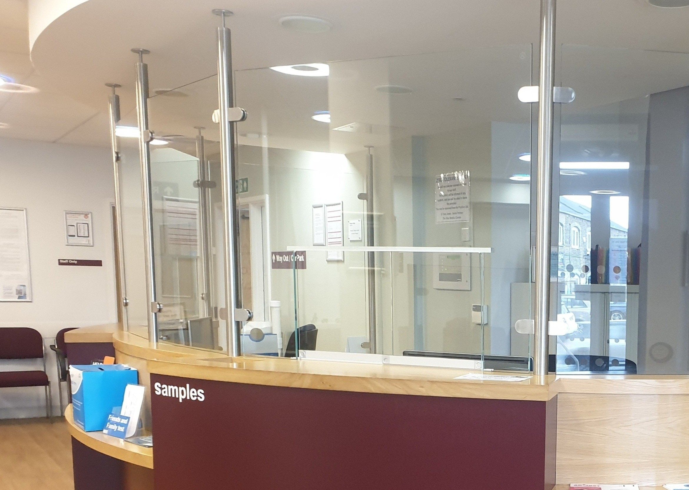 Glass Security Hatches – Screen Plus