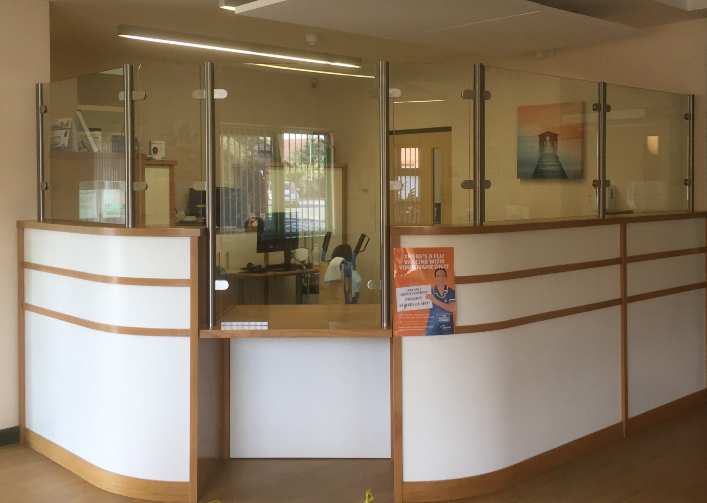 Glass Desktop Security Screens I Custom Built – Screen Plus