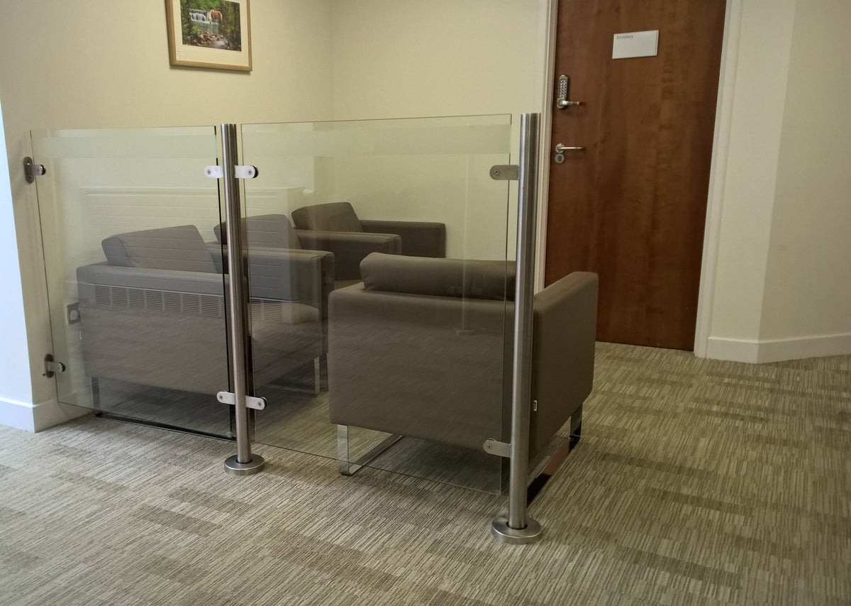 Wall Mounted Glass Screens - Screen Plus